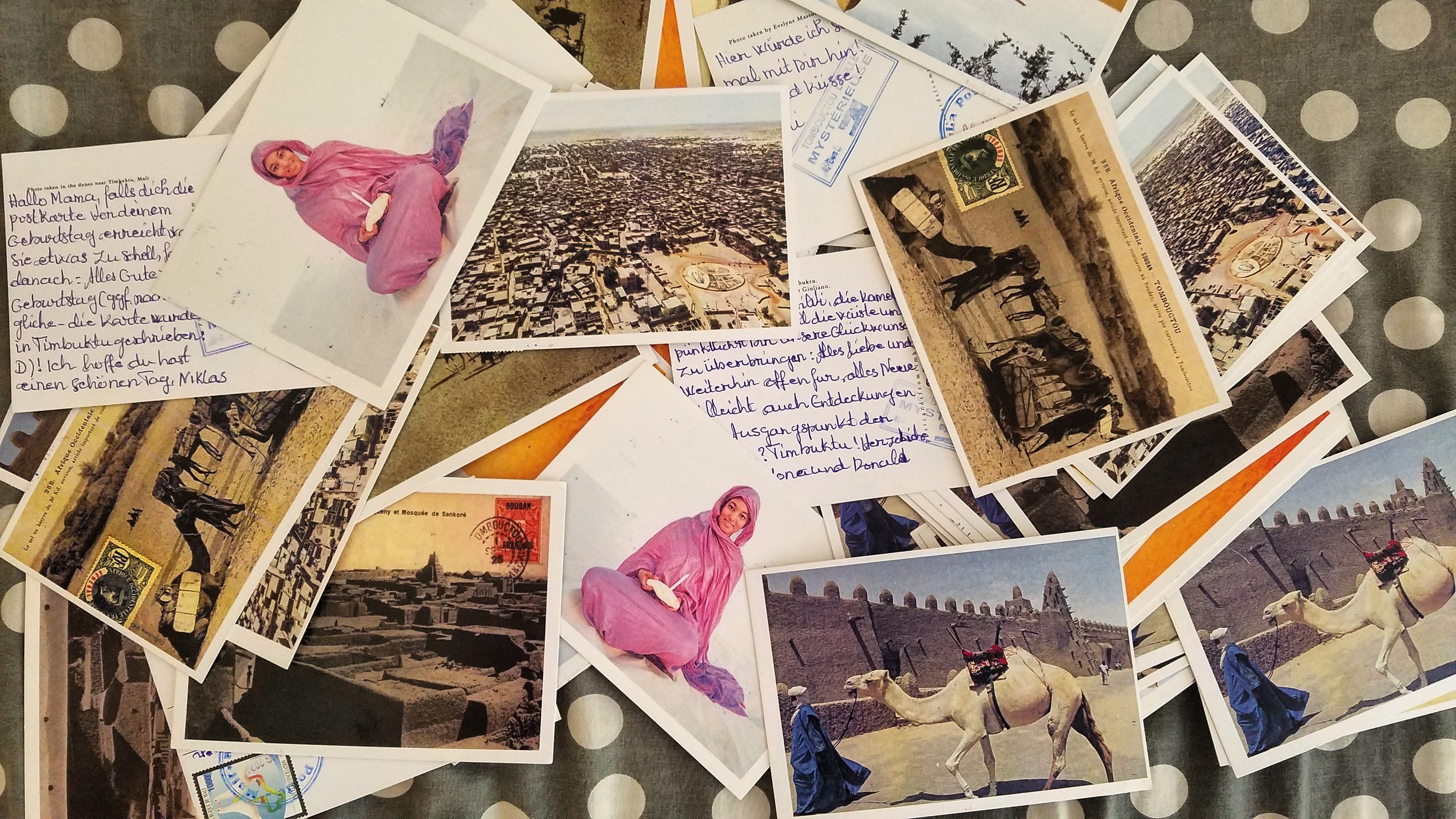 Vintage Travel Postcards Africa